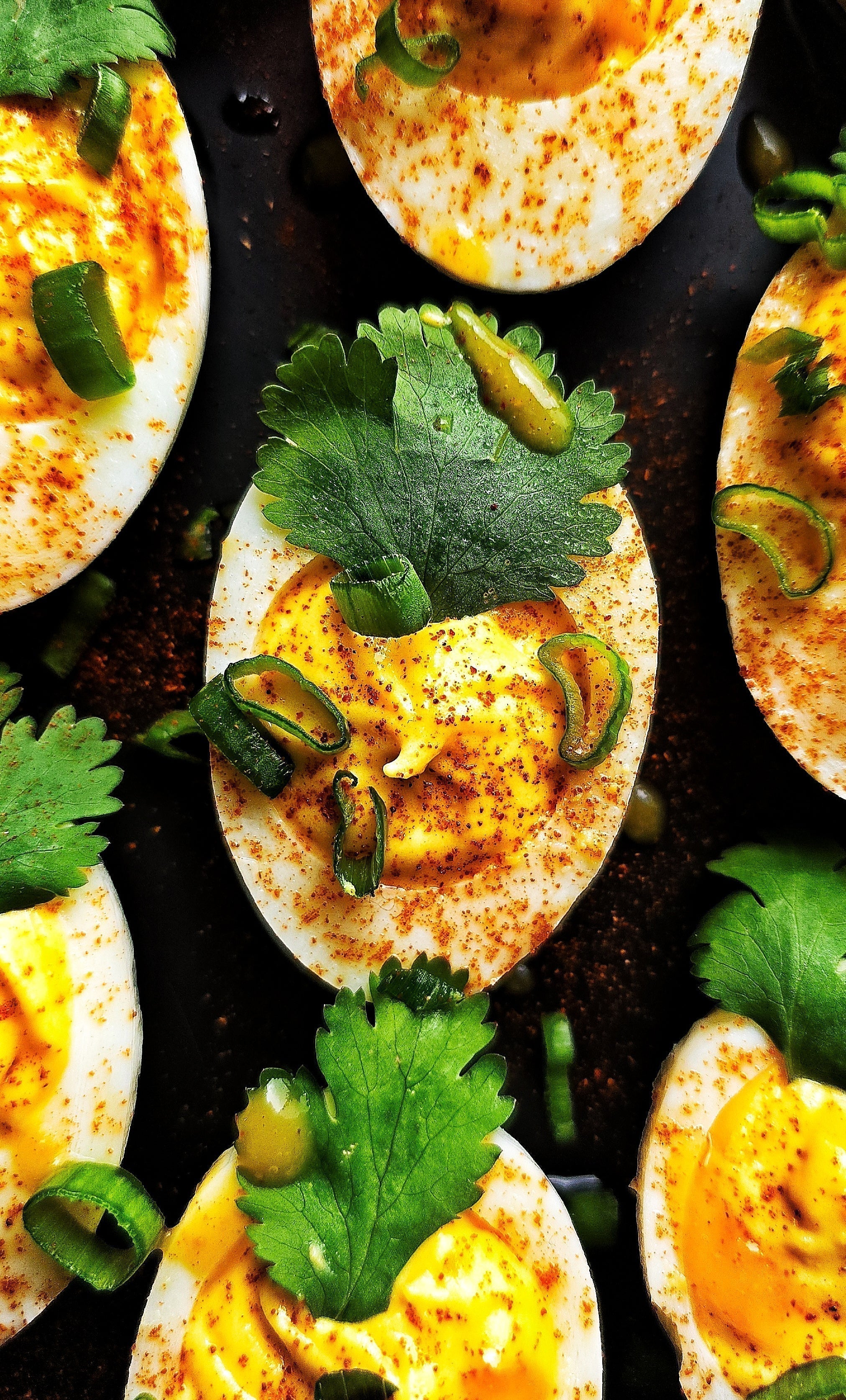 Mango Deviled Eggs – Sauces Watatatow